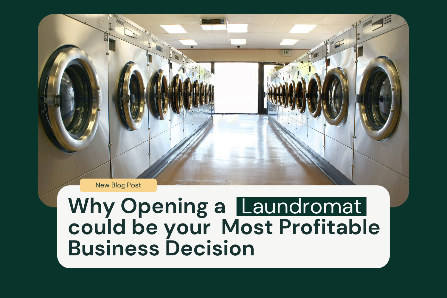 Why Opening a Laundromat could be Profitable Business Plan | The Ace ...